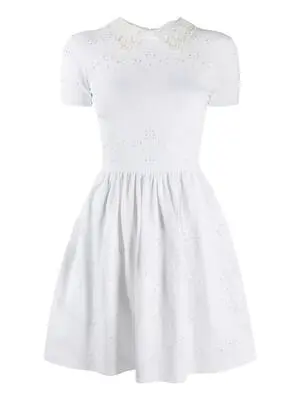 Valentino Garavani Peter Pan Collar Dress - White