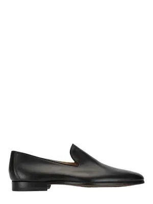 Magnanni Leather Loafers - Black