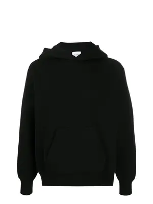 BARRIE Ideal Rib-trimmed Oversized Hoodie - Black