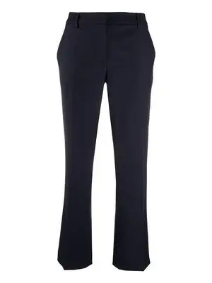 L' AUTRE CHOSE Mid-rise Cropped Trousers - Blue