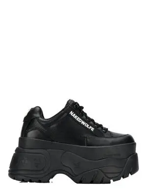 NAKED WOLFE Platform Low-top Sneakers - Black