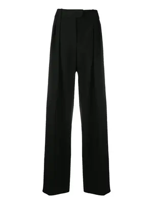 Valentino Garavani Wide-leg Trousers - Black