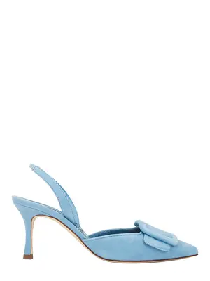 Manolo Blahnik Manolo Blahnik May 70 Slingback Medium Blue