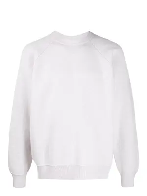 BARRIE Ideal Rib-trimmed Jumper - White