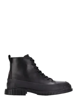 Camper Pix Lace-up Boots - Black