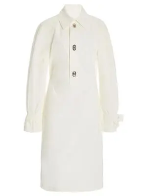 BOTTEGA VENETA Cotton-Blend Midi Shirt Dress
