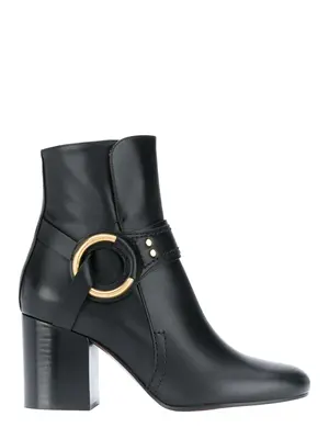 CHLOÉ Chloé Ring Detail Leather Boots