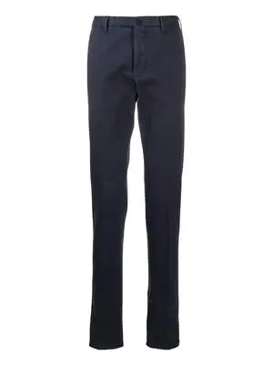 Incotex Mid-rise Chino Trousers - Blue