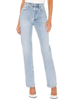 AGOLDE Lana Straight Jeans - Riptide