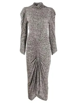 ISABEL MARANT ÉTOILE ISABEL MARANT Abstract-Print Midi Dress