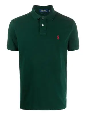 Polo Ralph Lauren Logo-embroidered Piqué Polo Shirt - Green