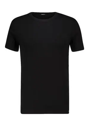 TOM FORD Cotton Crewneck T-shirt - Black