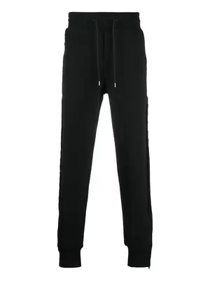 Paul Smith Drawstring Cotton Track Pants - Black