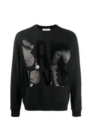 Valentino Garavani Sequinned Sweatshirt - Black