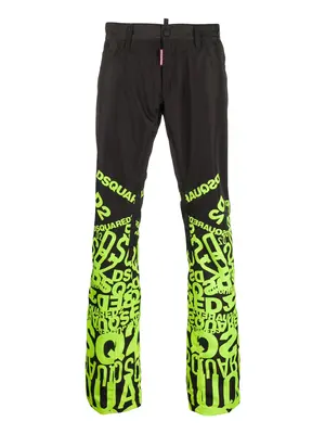 Dsquared2 Logo-print Trousers - Black