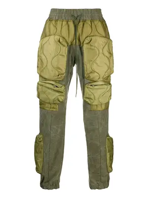 Readymade Padded Cargo Trousers - Green