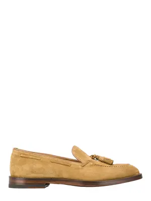 SCAROSSO X Wm Brown William Suede Loafers - Neutrals