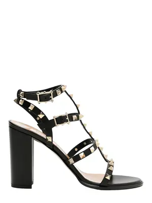 Valentino Garavani 90mm Rockstud Sandals - Black