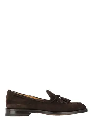 SCAROSSO William Suede Loafers - Brown
