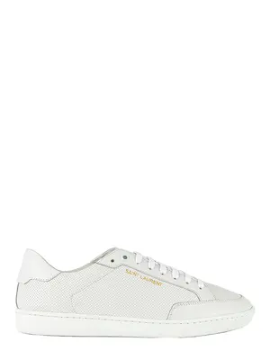 Saint Laurent Sl/10 Low Top Sneaker - Optic White & Optic White