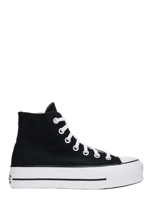 CONVERSE Converse Black Chuck Taylor All Star Platform High-Top Sneakers Black/white