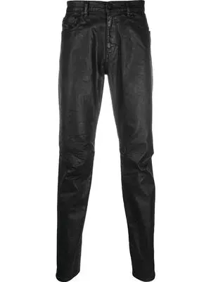 DIESEL® Diesel D-Strukt Slim-Fit Coated Jeans Black