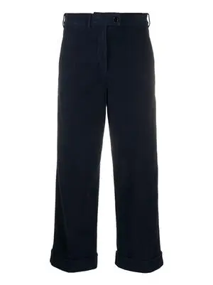 ASPESI Cropped Wide-Leg Trousers