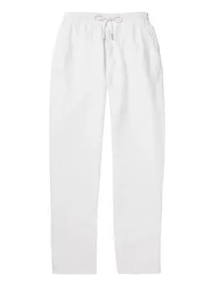 Vilebrequin Pacha Wide-leg Linen Trousers - White