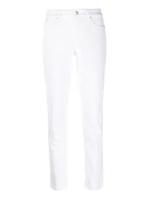 Ralph Lauren Slim-fit High-rise Jeans - White