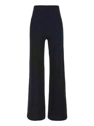 Norma Kamali High-waisted Palazzo Pants - Blue