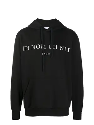 IH NOM UH NIT Logo Hooded Sweatshirt - Black