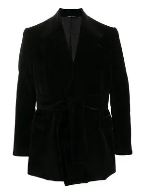 DOLCE & GABBANA Notch-lapel Tie-waist Jacket