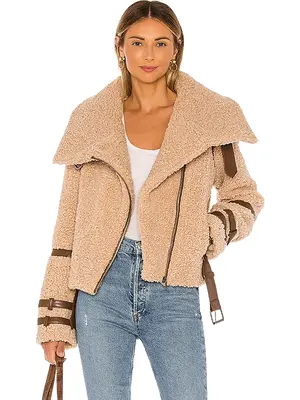 Tularosa Bailey Moto Jacket - Camel