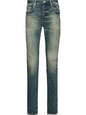 PURPLE BRAND Purple Brand Low-Rise Straight-Leg Jeans