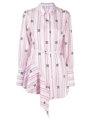 OFF-WHITE Off-White Asymmetric Arrow Shirt Dress