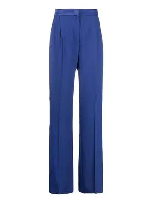 Alberta Ferretti High-waisted Wide-leg Trousers - Blue