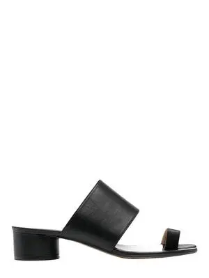 MAISON MARGIELA Tabi 30mm Leather Mules - Black