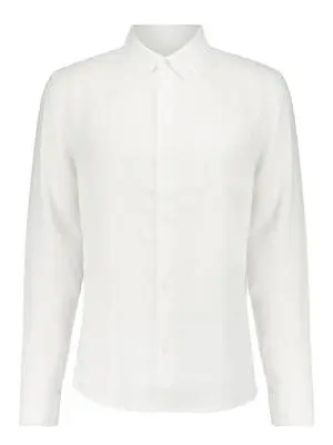 Derek Rose Monaco Linen Shirt - White