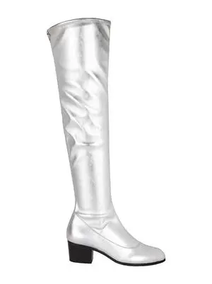 GIUSEPPE ZANOTTI Metallic Leather Knee-High Boots
