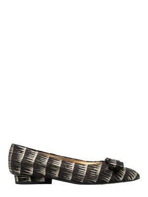 SALVATORE FERRAGAMO Brush Stroke Ballerinas