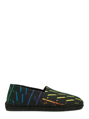 Valentino Garavani Vltn Logo-print Espadrilles - Black