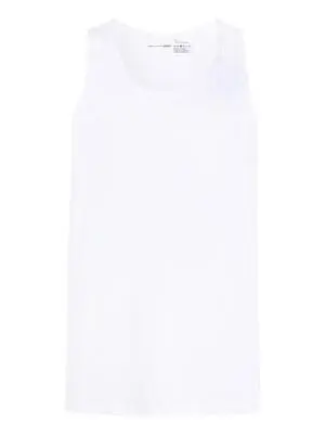 Comme Des Garçons Cotton Tank Top - White