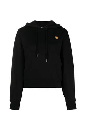 Kenzo Tiger Patch Hoodie - Black