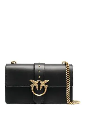 Pinko Classic Love Icon Satchel - Black