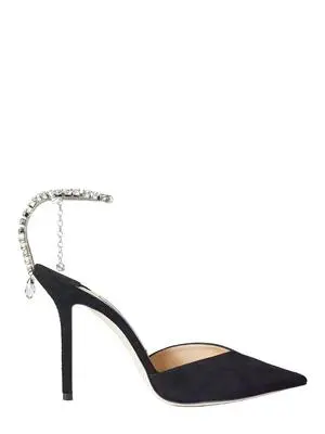 JIMMY CHOO Saeda 100mm Pumps - Black