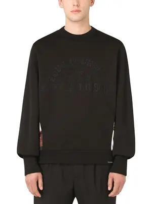 Dolce & Gabbana Cotton Sweatshirt - Black