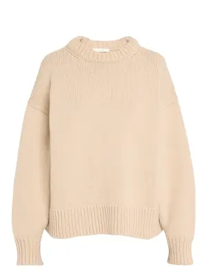 THE ROW Ophelia Wool-cashmere Sweater - Sand