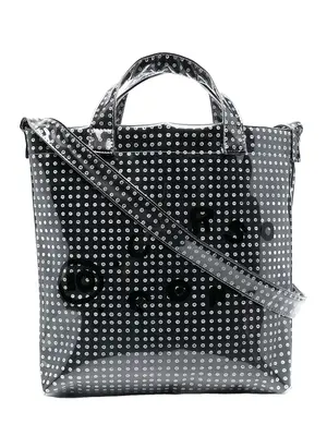 10 CORSO COMO Monogram Tote - Black