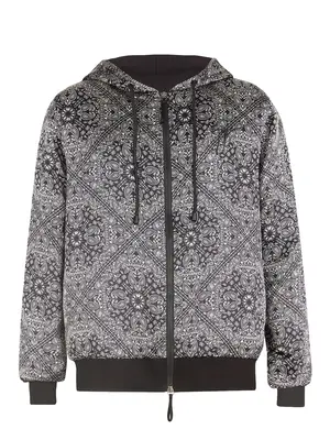 GIUSEPPE ZANOTTI Paisley Print Jacket - Black
