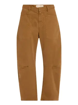 NILI LOTAN Nili Lotan Shon Cropped Pants Rust
